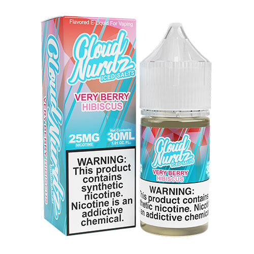 Very Berry Hibiscus Iced by Cloud Nurdz Salt 30ml ⋆ $11.75 | West Coast ...