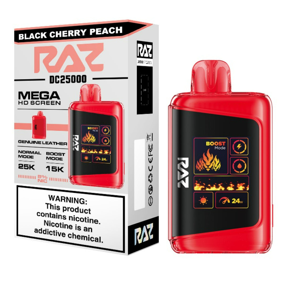 Raz DC25000 Disposable Vape 25000 Puffs ⋆ 100% Authentic ⋆ $15.75